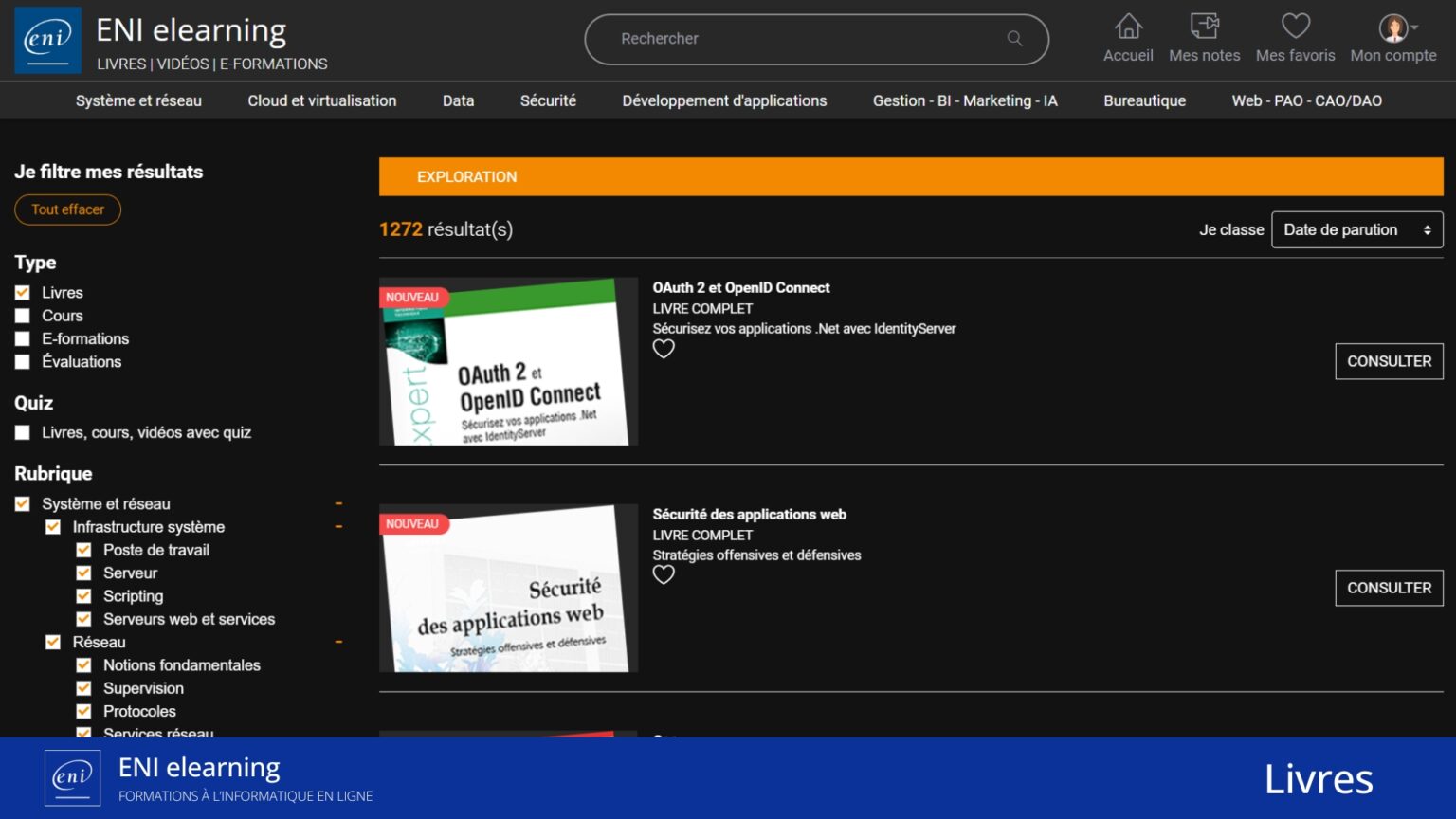 Catalogue formations ENI - E-learning Boulevard